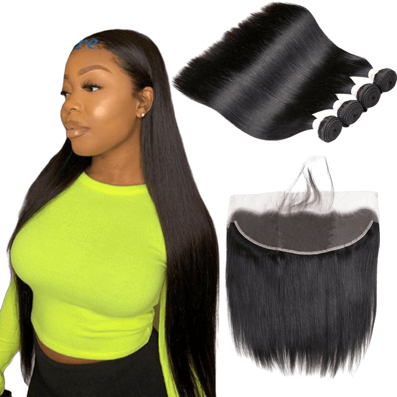 Tissage Brésilien Lisse Avec Lace Closure Frontale | Hairdiva